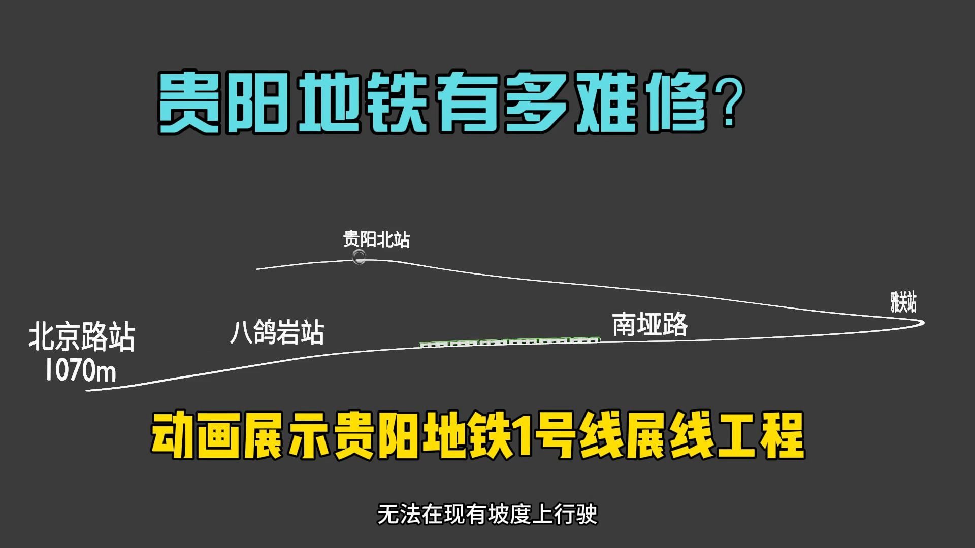 全国罕见:贵阳地铁上的展线。贵阳地铁有多难修建?