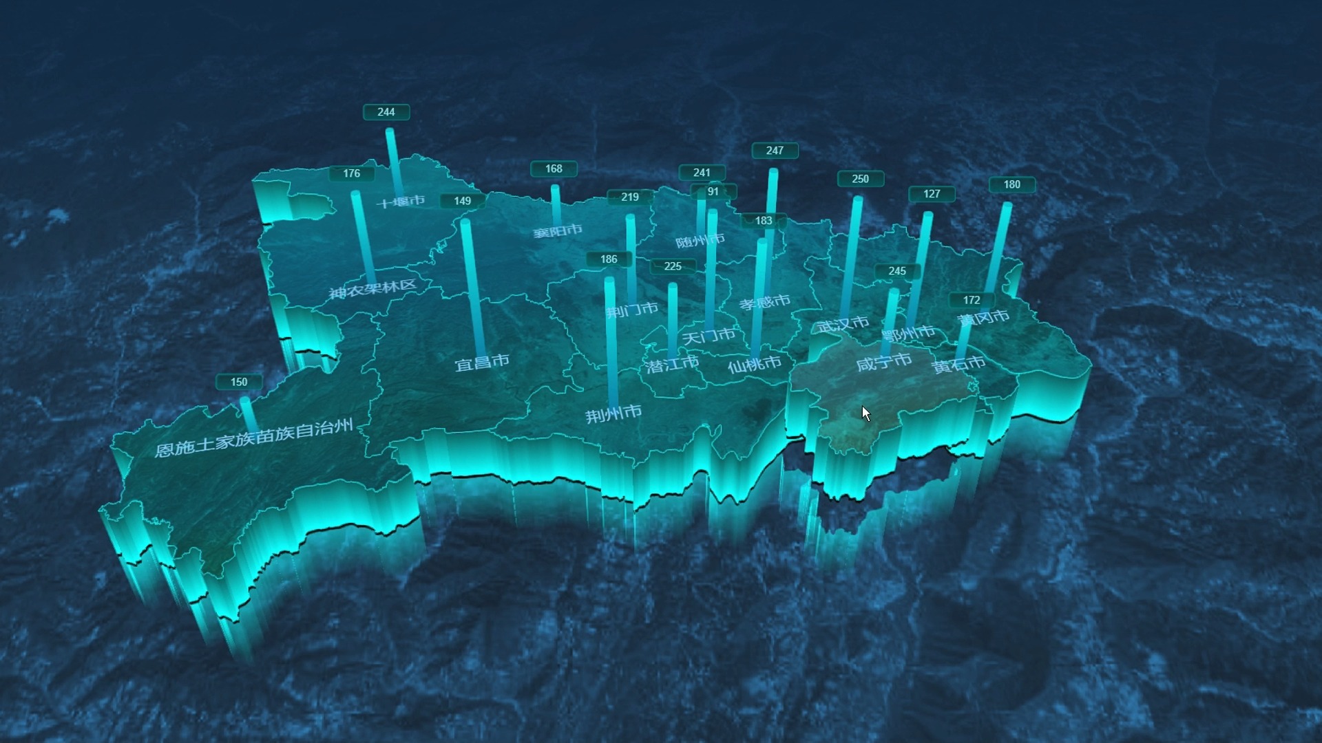 3d地图可视化three.js三维地图GIS地图vue3前端大屏源码