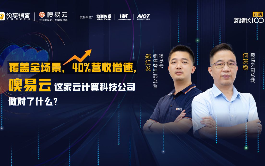 【新增长100】40%营收增速,这家云计算科技公司做对了什么?噢易云...