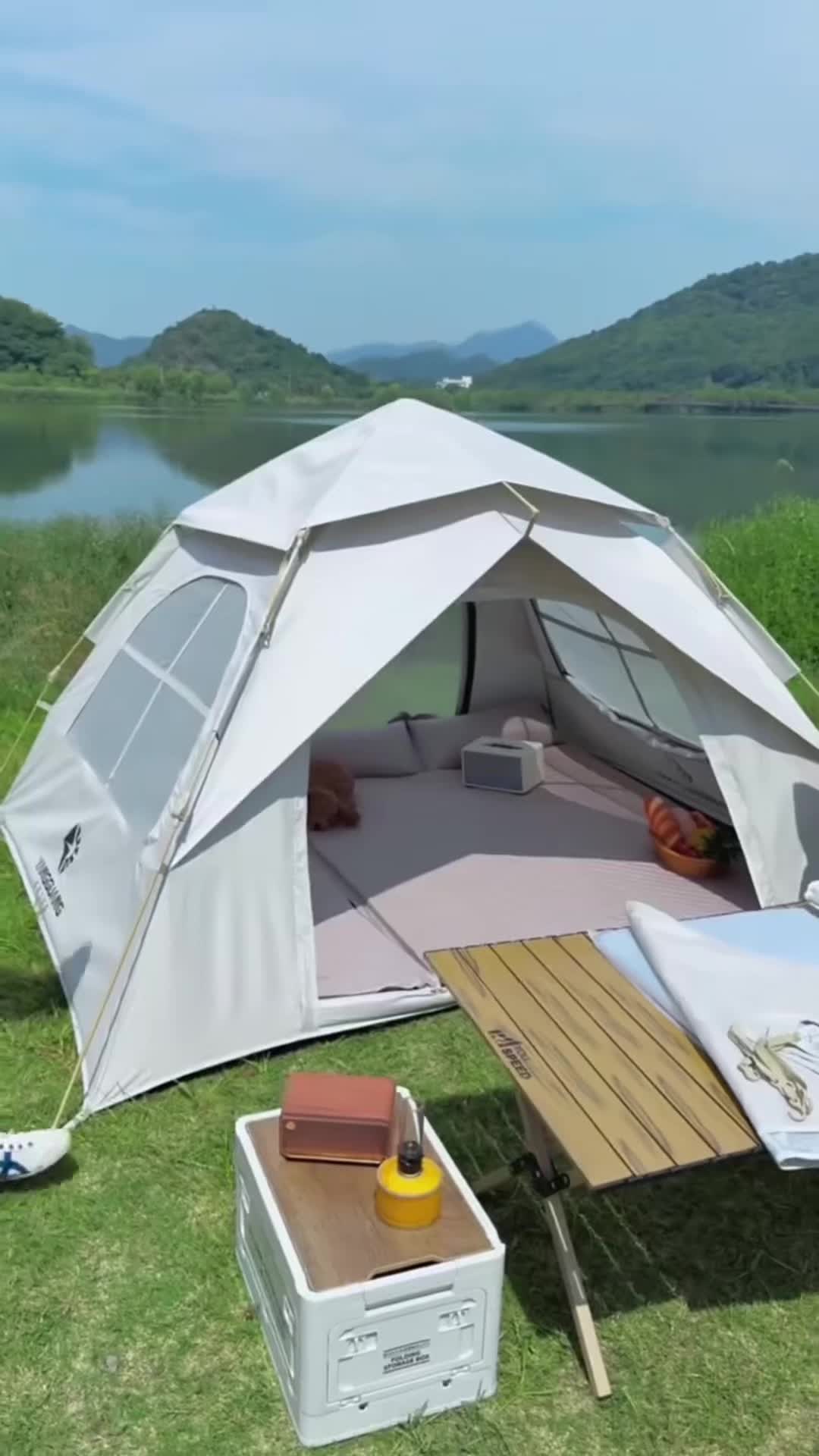 #露营 #自动折叠帐篷 #帐篷种草