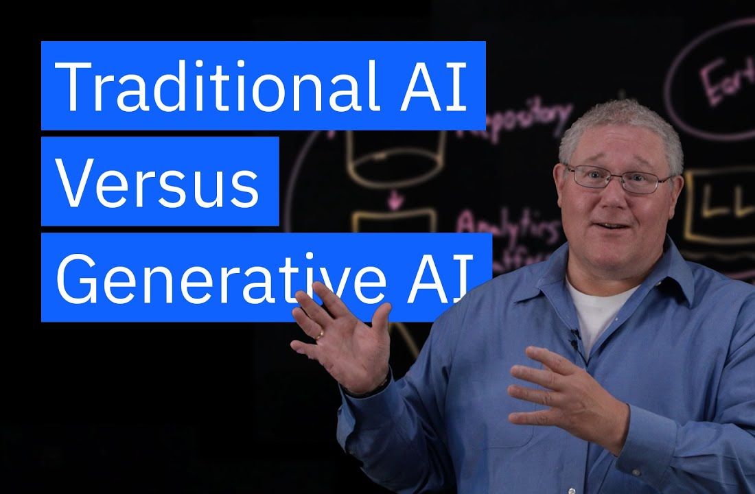 IBM科普短片|人工智能的演变:传统AI与生成式AI的区别