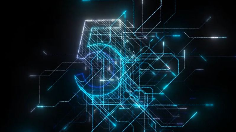 【AE教程】科技风电流文字