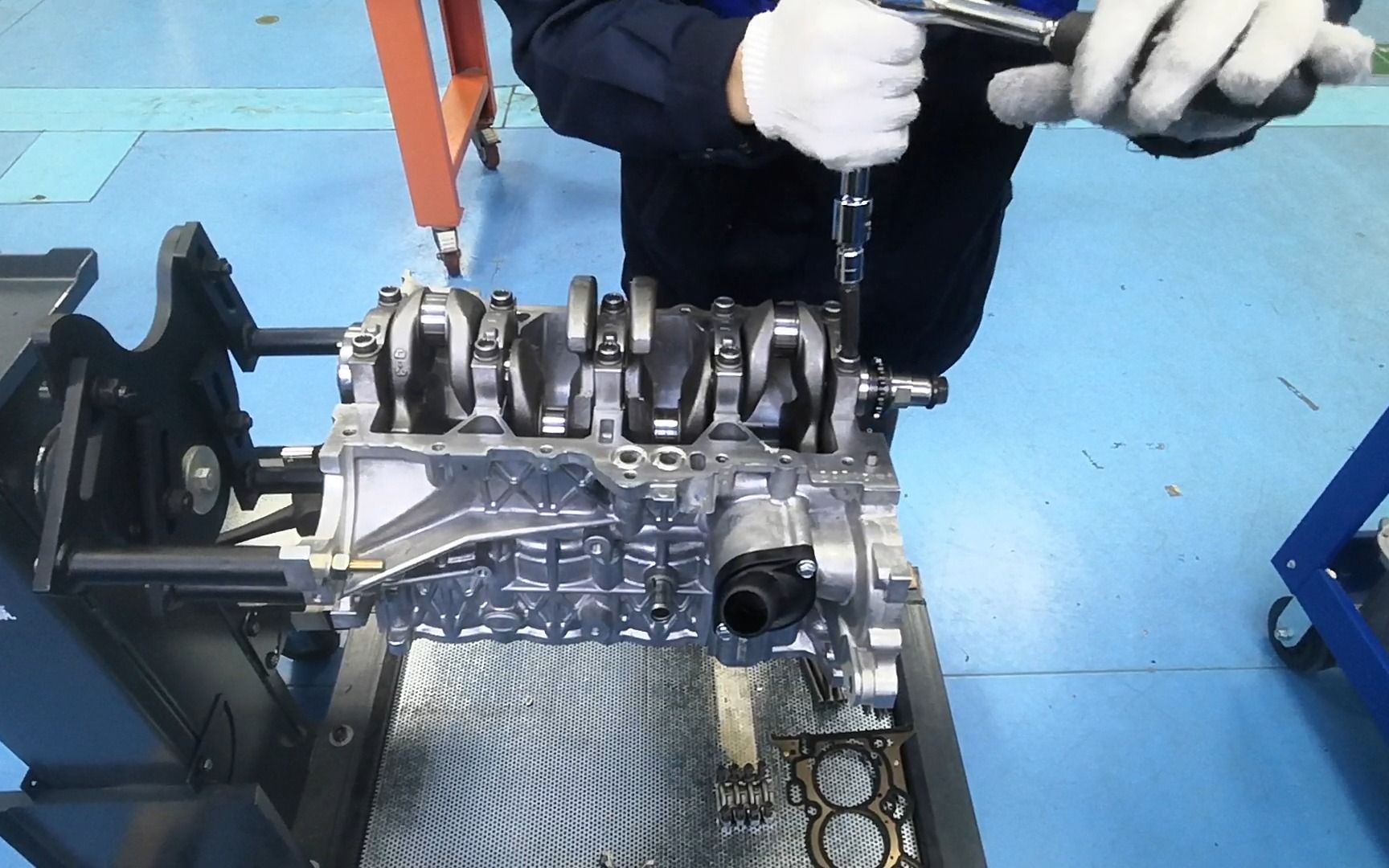 中职汽修,机电维修技能大赛,发动机拆装与检测