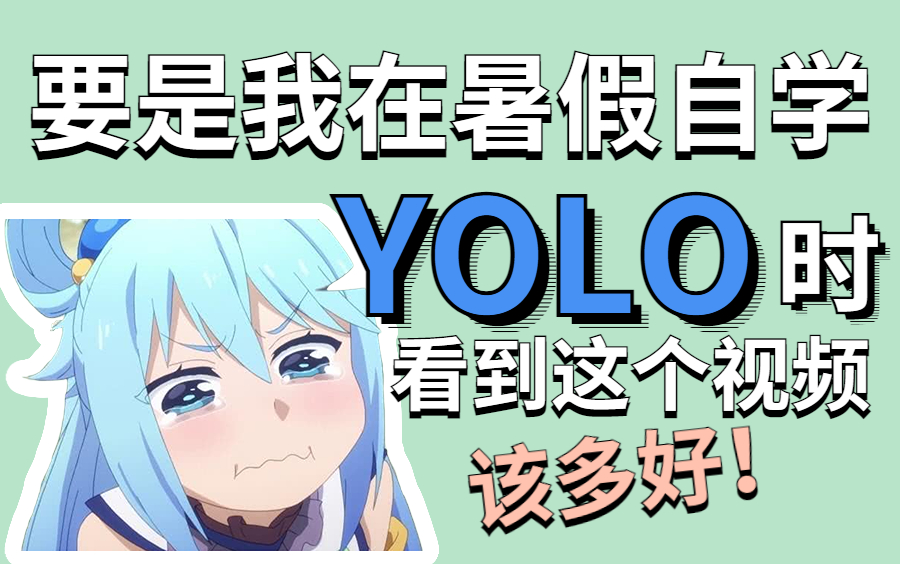 【YOLO给来干什么?】这绝对是全网最好的YOLO目标检测算法教程!9...