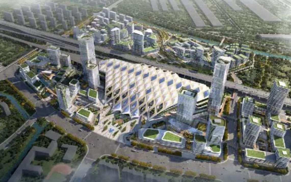 方案二丨高铁上海宝山站设计方案