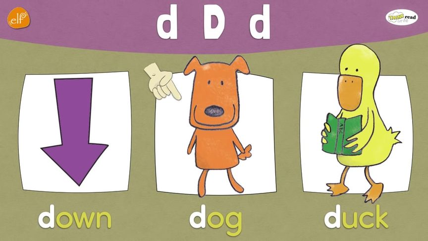 26个英文字母之“D”,字母发音及单词中的发音!