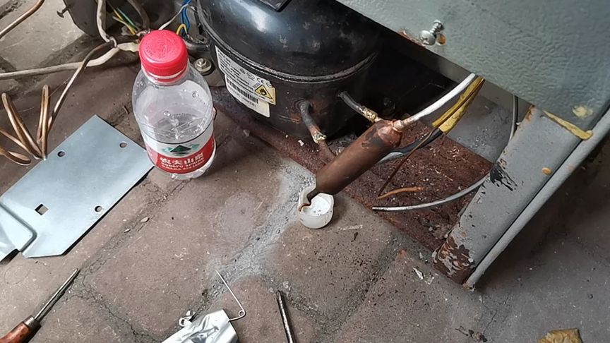 冰箱更换过滤器,铁管焊接技巧