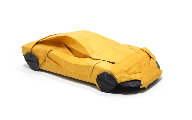 【教程】兰博基尼跑车视频教学--ORIGAMI LAMBORGHINI TUTORIAL