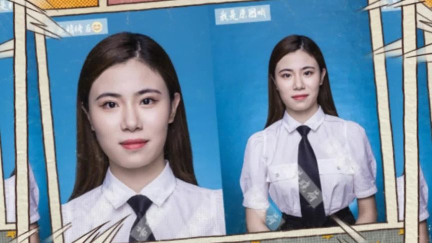 PS学习中～精修证件照#最美证件照