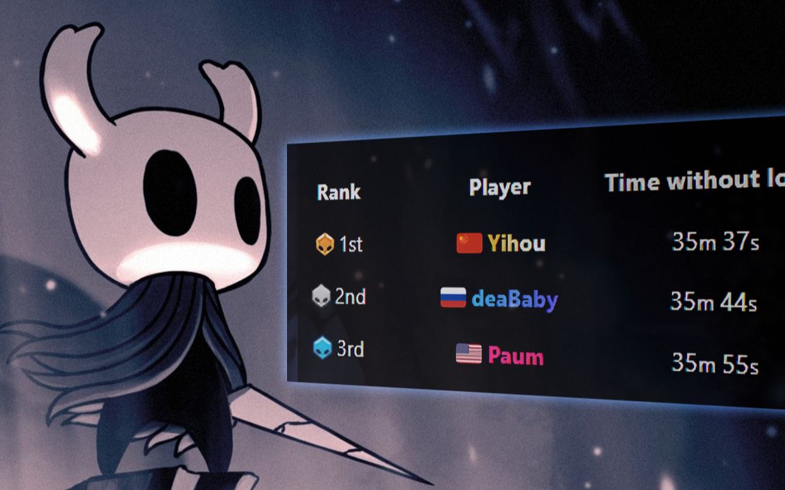 空洞骑士1.4.3.2速通新世界纪录35分37秒_单机游戏热门视频