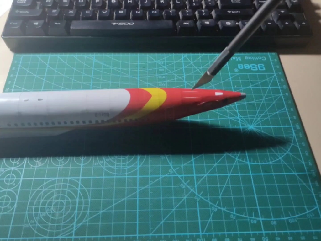 【纸模型】波音B737-8(737-Max8)海南航空标准涂装制作过程Part1