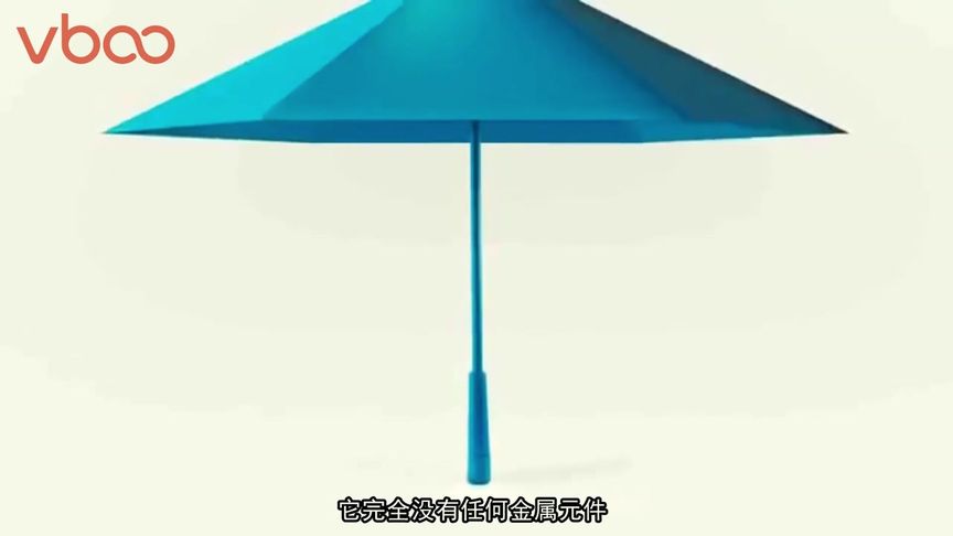 这把雨伞没有伞骨,像纸一样可以随便折叠,效果超赞!