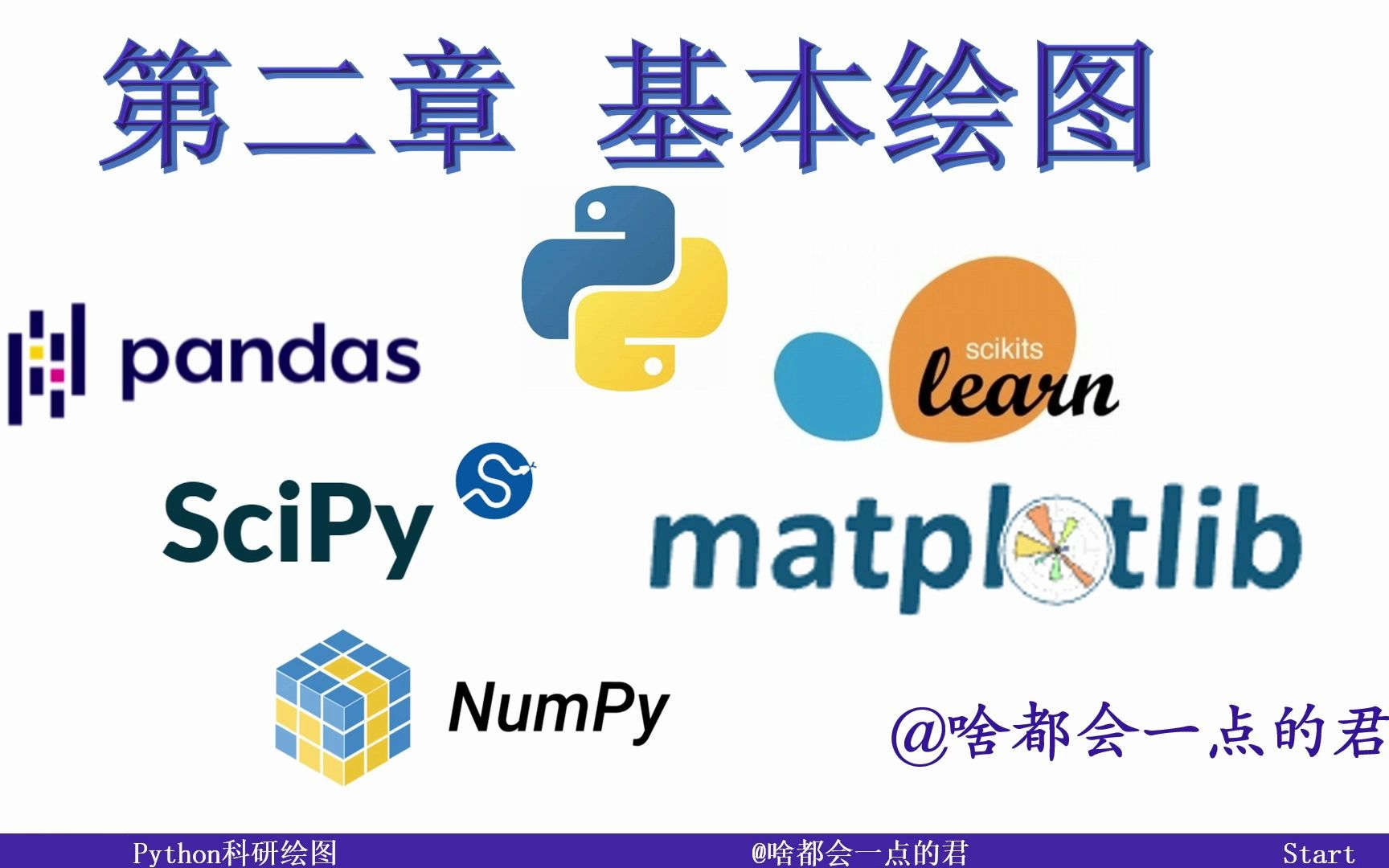 如何利用Python绘制第一幅最简单的图像 | Python科研绘图 | 第二章 ...