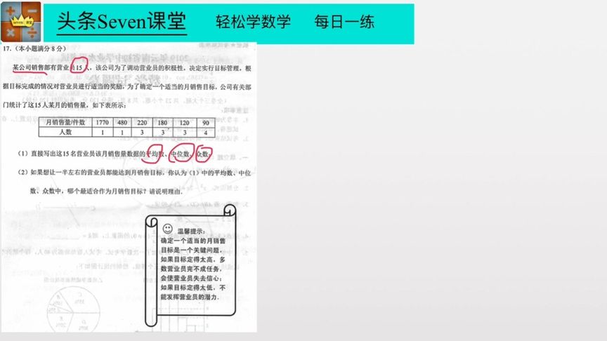 2019云南中考数学分析(5):平均数+众数+中位数