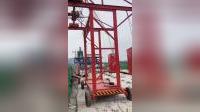 用于桥梁防撞墙模板安装的轻型移动台车,桥梁防撞墙护栏安装施工平台