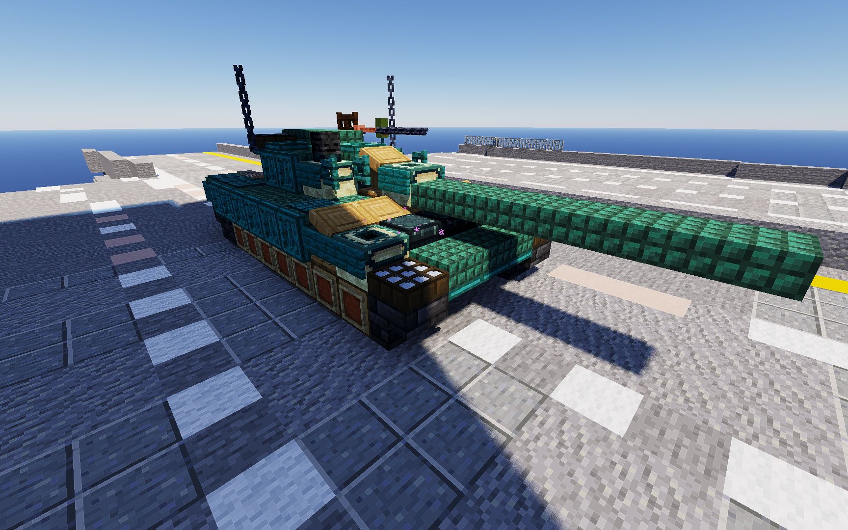 教你在我的世界中建造“477工程”主战坦克_游戏热门视频