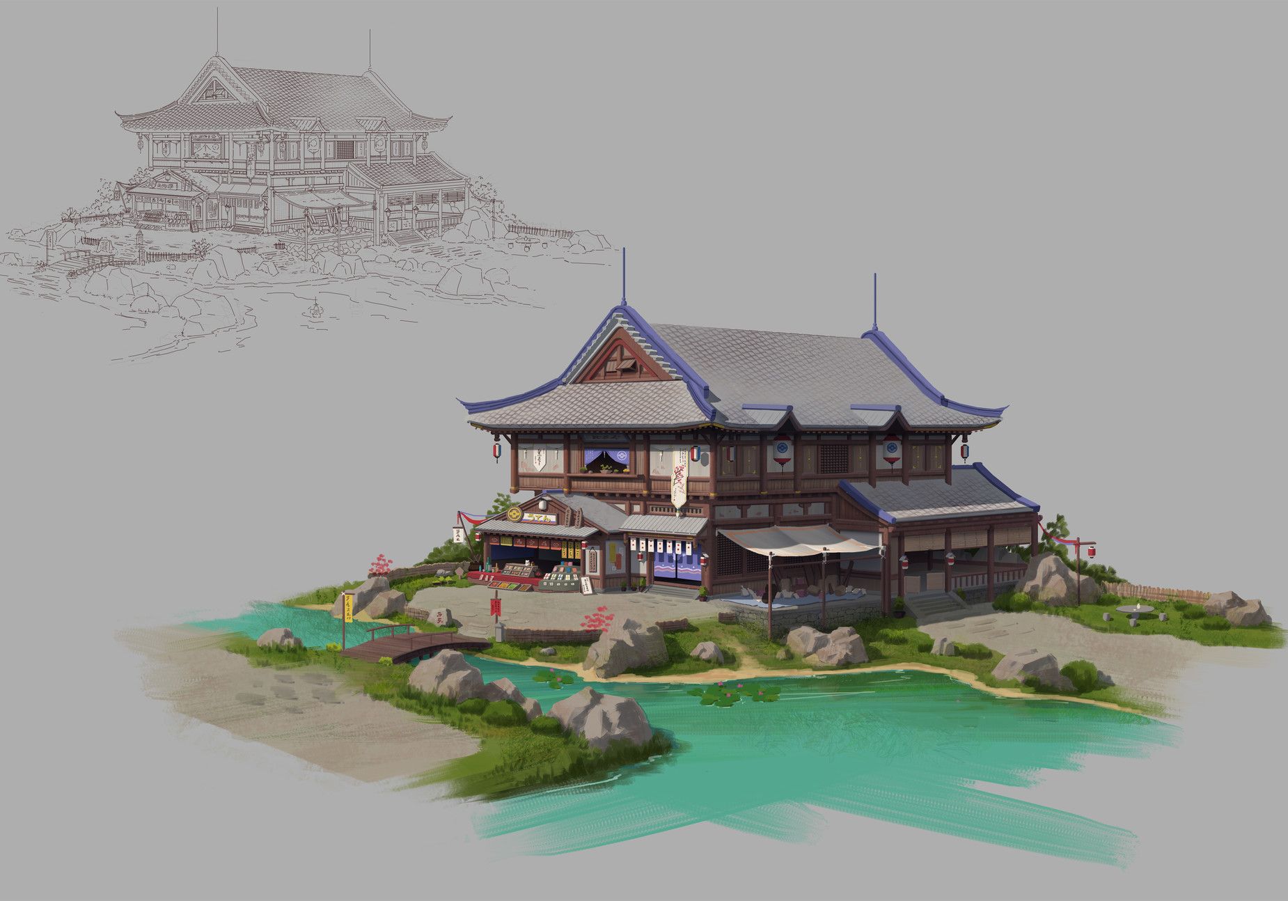 【3D建模】三小时公开课案例,零基础入门场景案例,模型布线教学