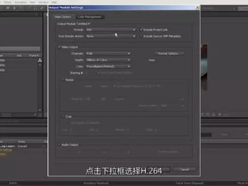 AE渲染技巧10则_8.渲染预设