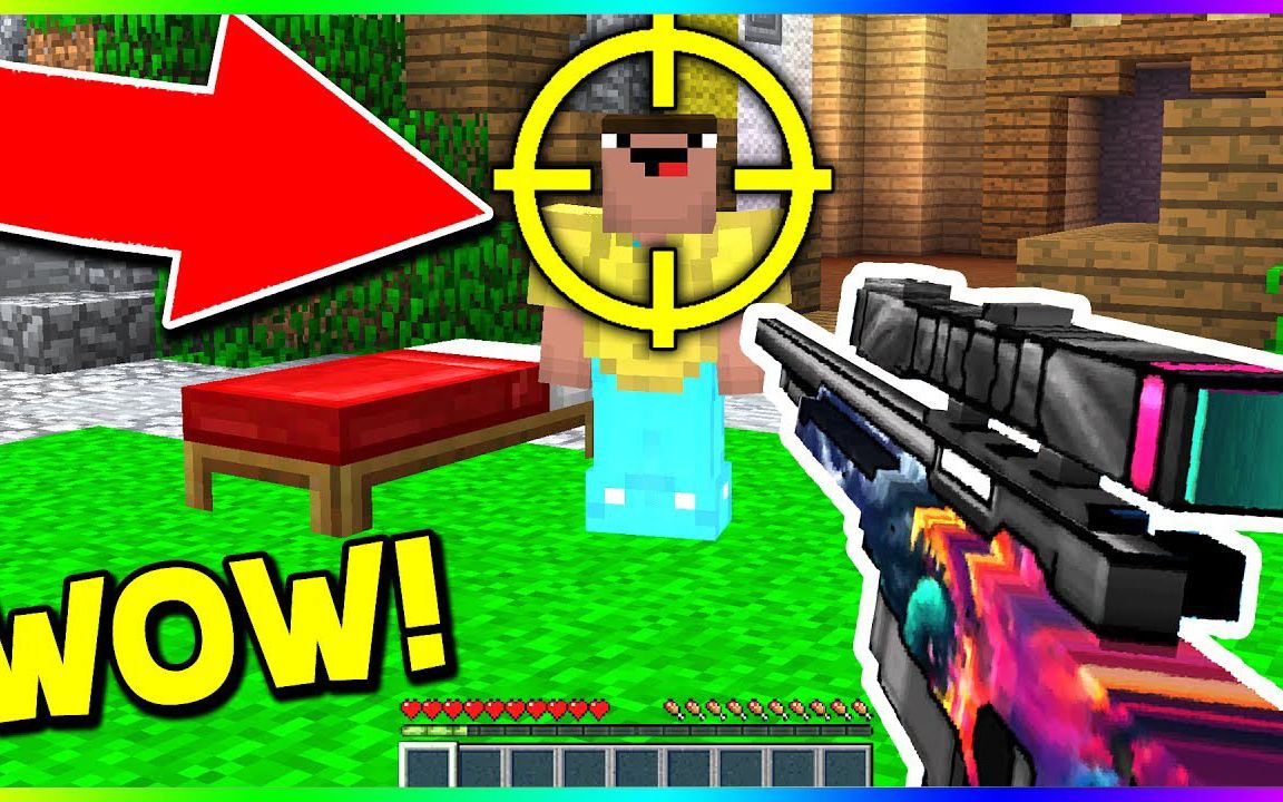 我的世界起床战争 Hypixel出了枪械起床?用枪来玩起床战争!