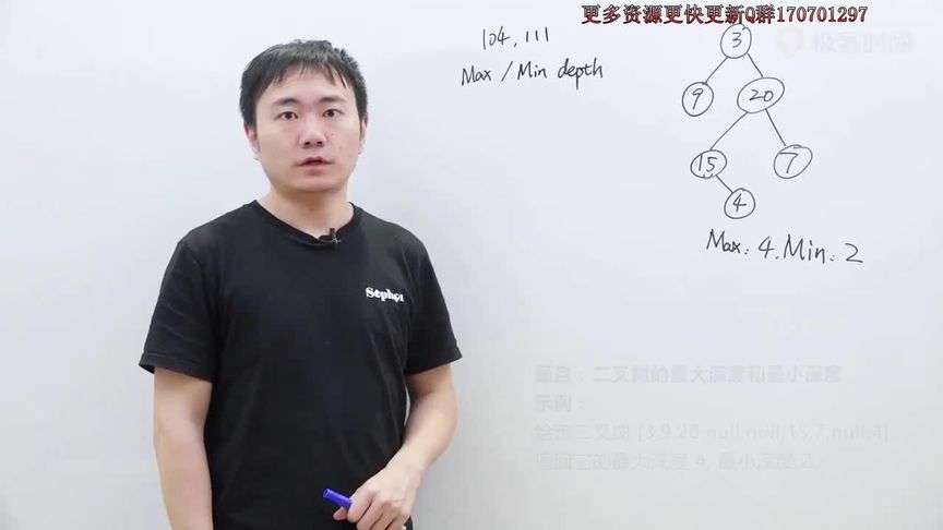 29.面试题:二叉树的最大和最小深度