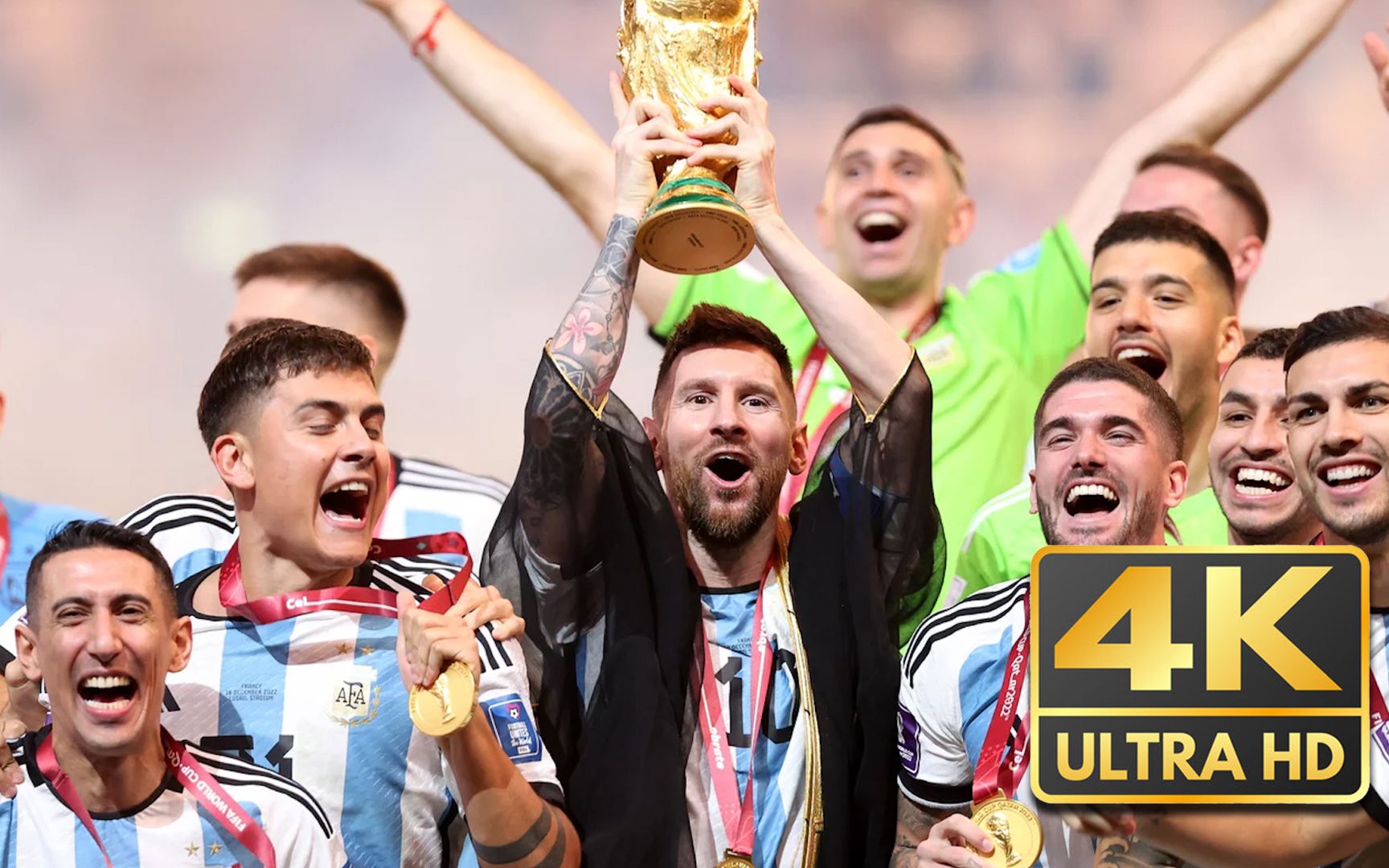 【4K】千古第一名局!梅西圆梦之战, 一个月了还没走出来 | 2022世界杯...
