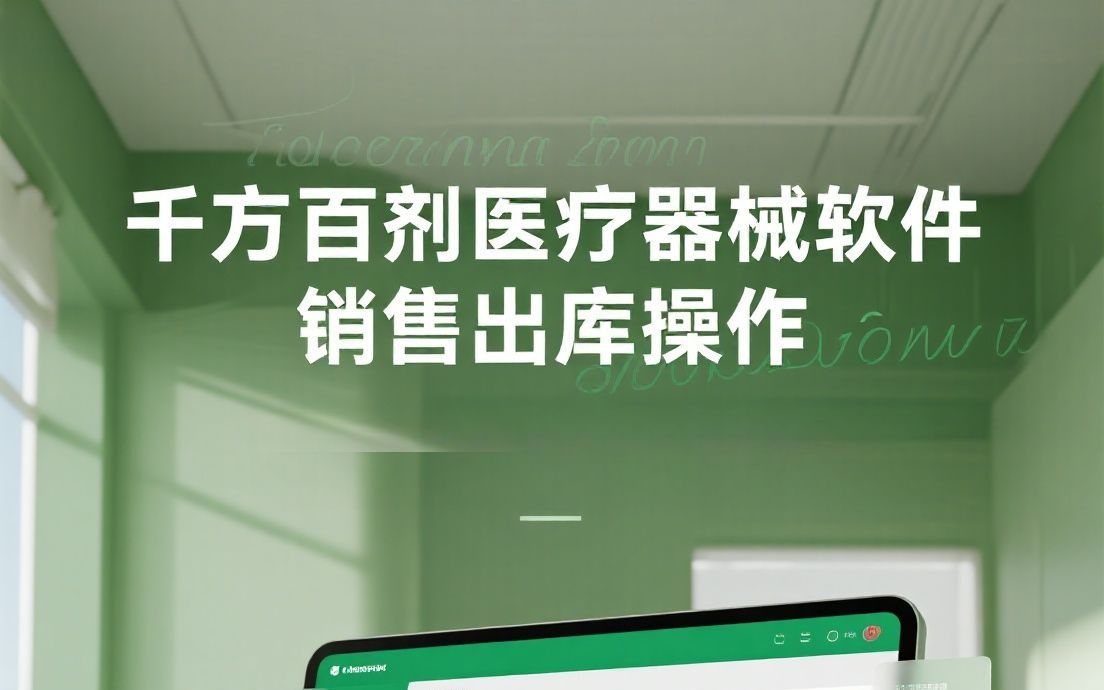 千方百剂医疗器械软件-销售出库操作