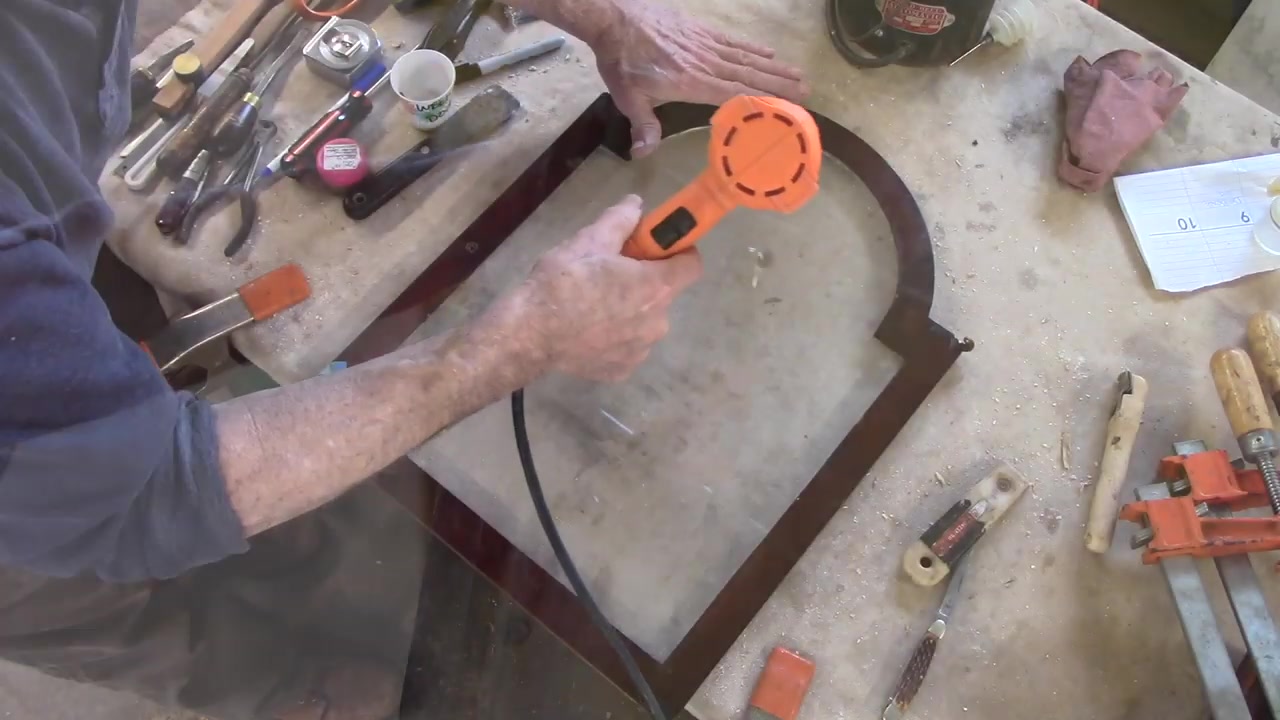 翻新修复老时钟Restoring the Bonnet of a Tall Case Clock