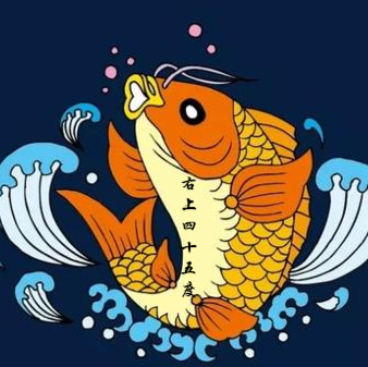 右上四十五度 