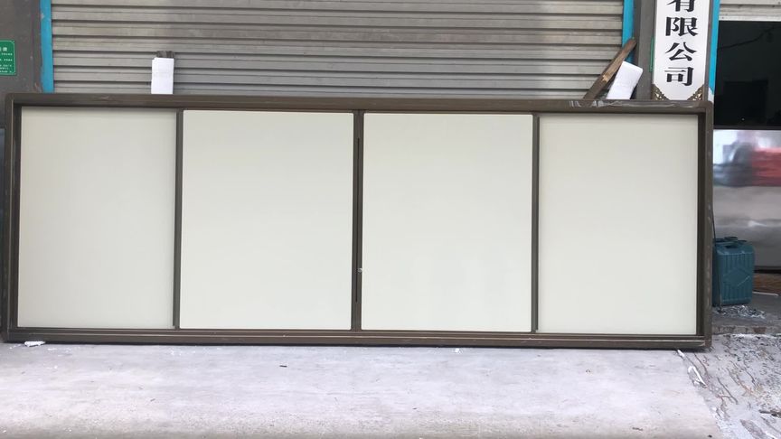 多媒体教室推拉白板,可内置一体机。