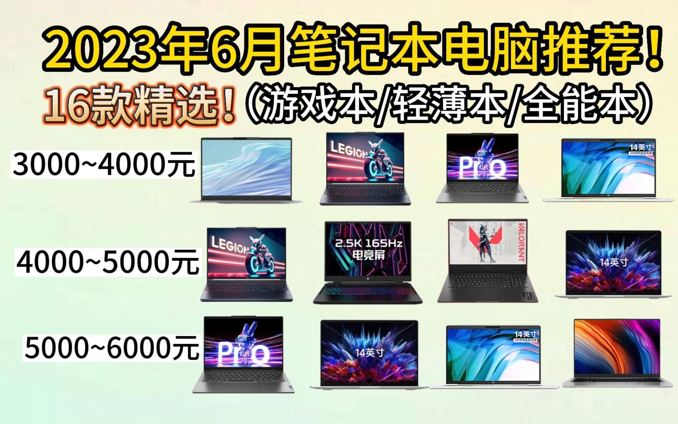 ...、7000、8000元左右高性价比笔记本电脑推荐!超高性价比 选购指南