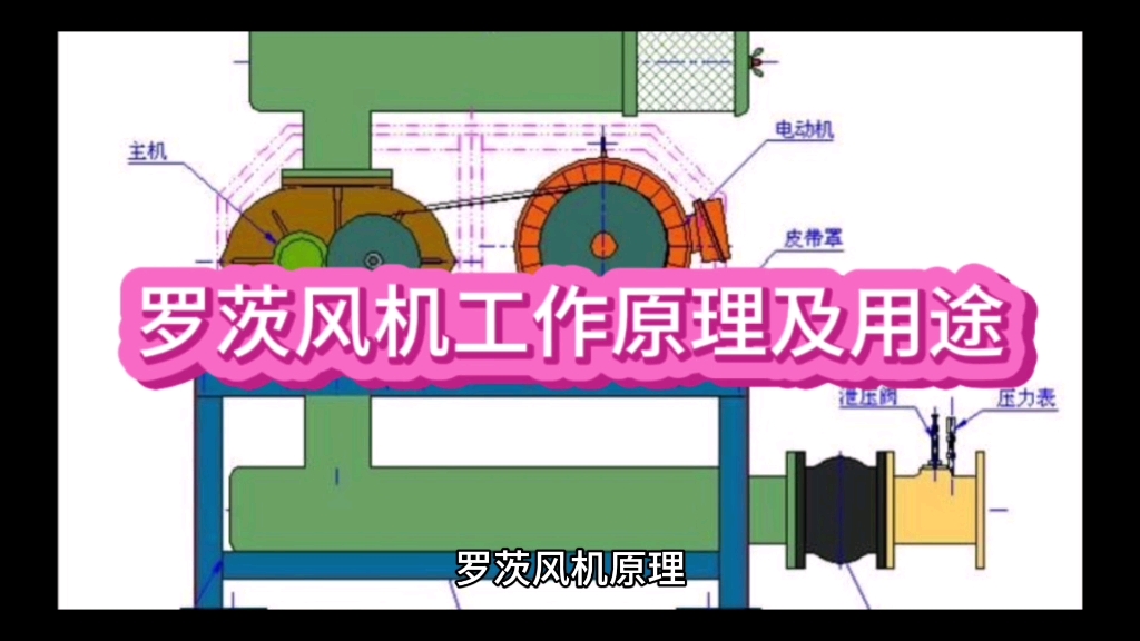 技术讲解罗茨鼓风机的工作原理和用途