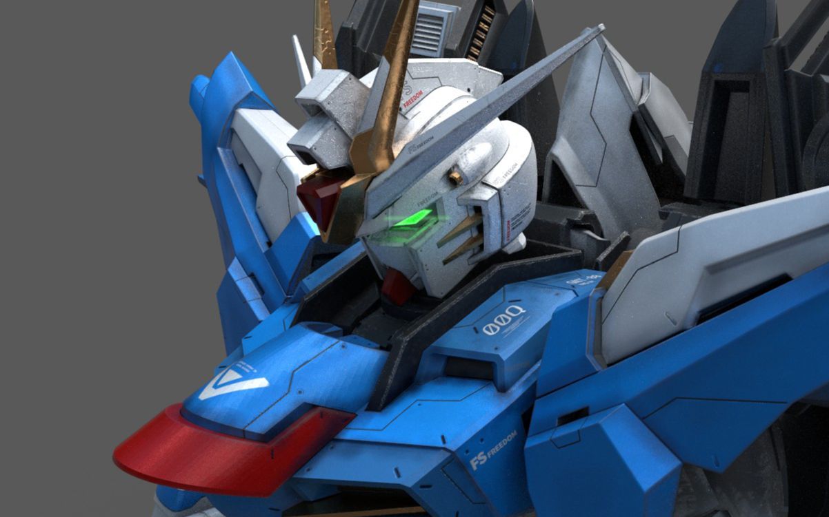 高达SEED剧场版-提前飞升自由改造上色!