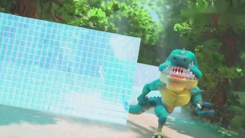 卓越级别的大地元灵出现,小呆呆使用老套招数零度冰墙