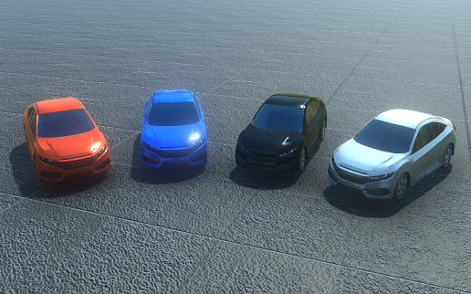 自学Unity三天 3D双人赛车游戏 附角色移动&视角跟随代码