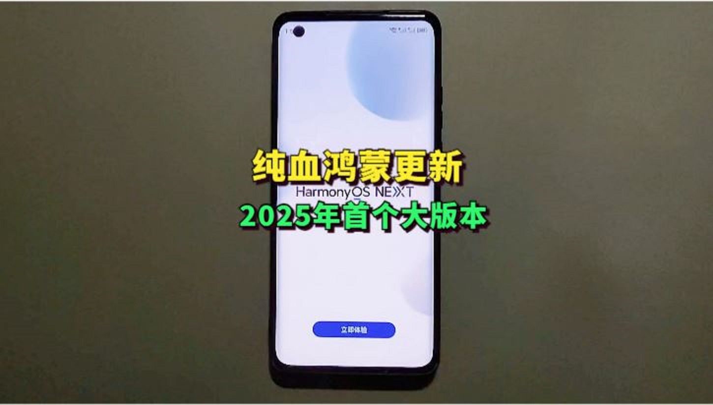 纯血鸿蒙2025年首个大版本更新,鸿蒙5.0.0.123启动推送