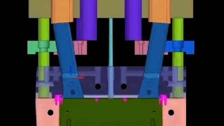 前模斜顶机构,分享出来给模具小白学习