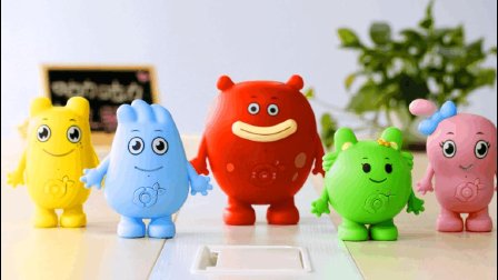 咕力机器人动画互动: 雨天的交通安全