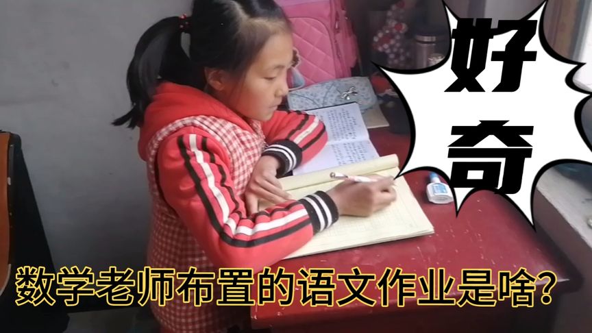 假期数学老师布置了语文作业,到底因为啥?