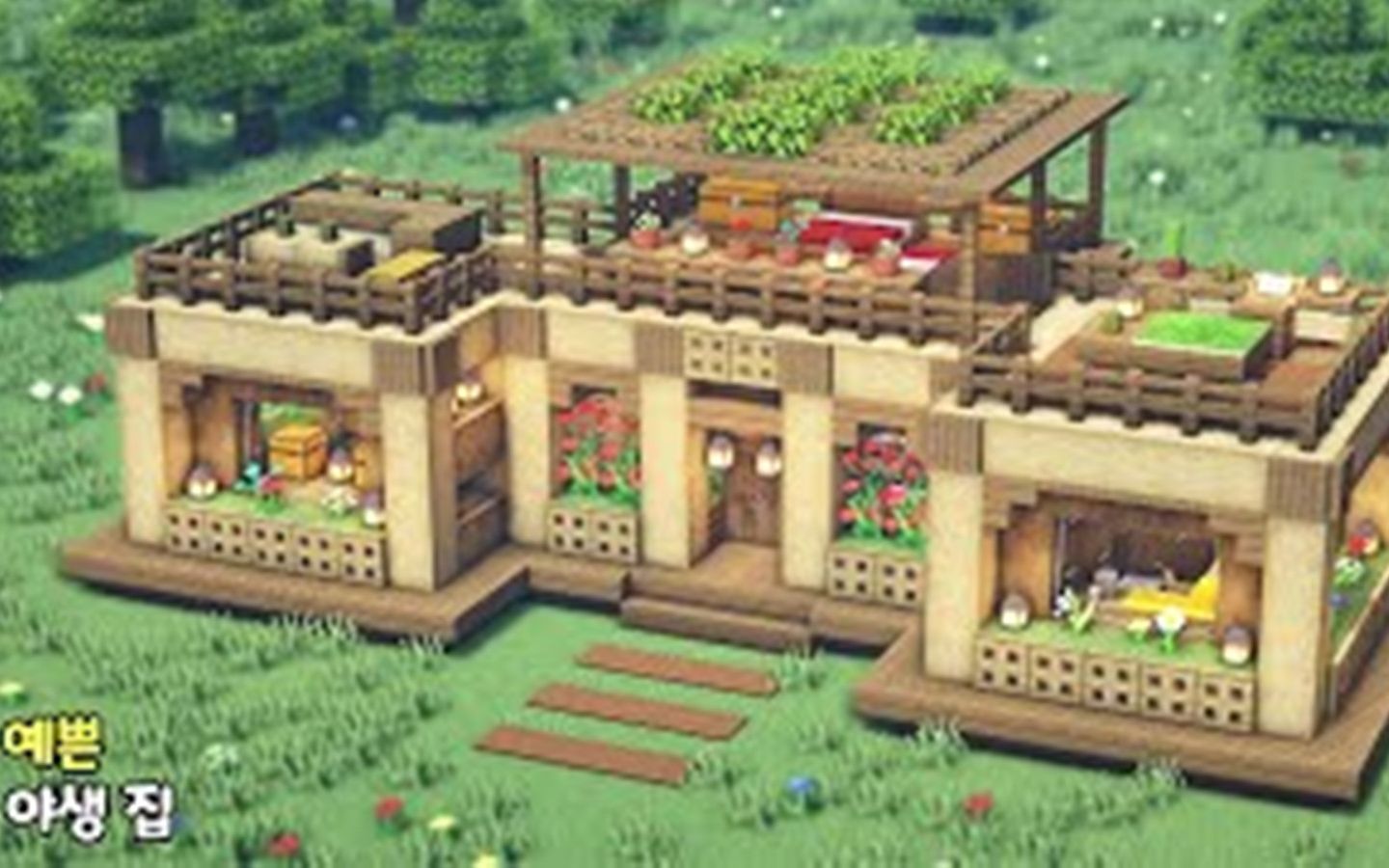 【Tanol】MC建筑教程:生存模式简单小木屋