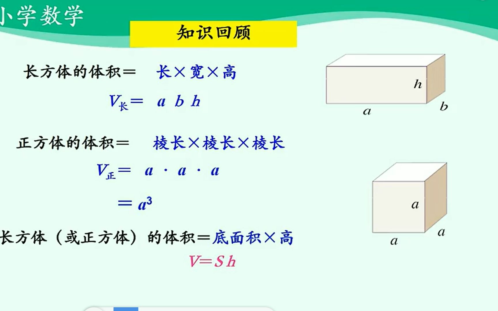 五年级数学下3单元长方体和正方体(容积与容积单位1课时)