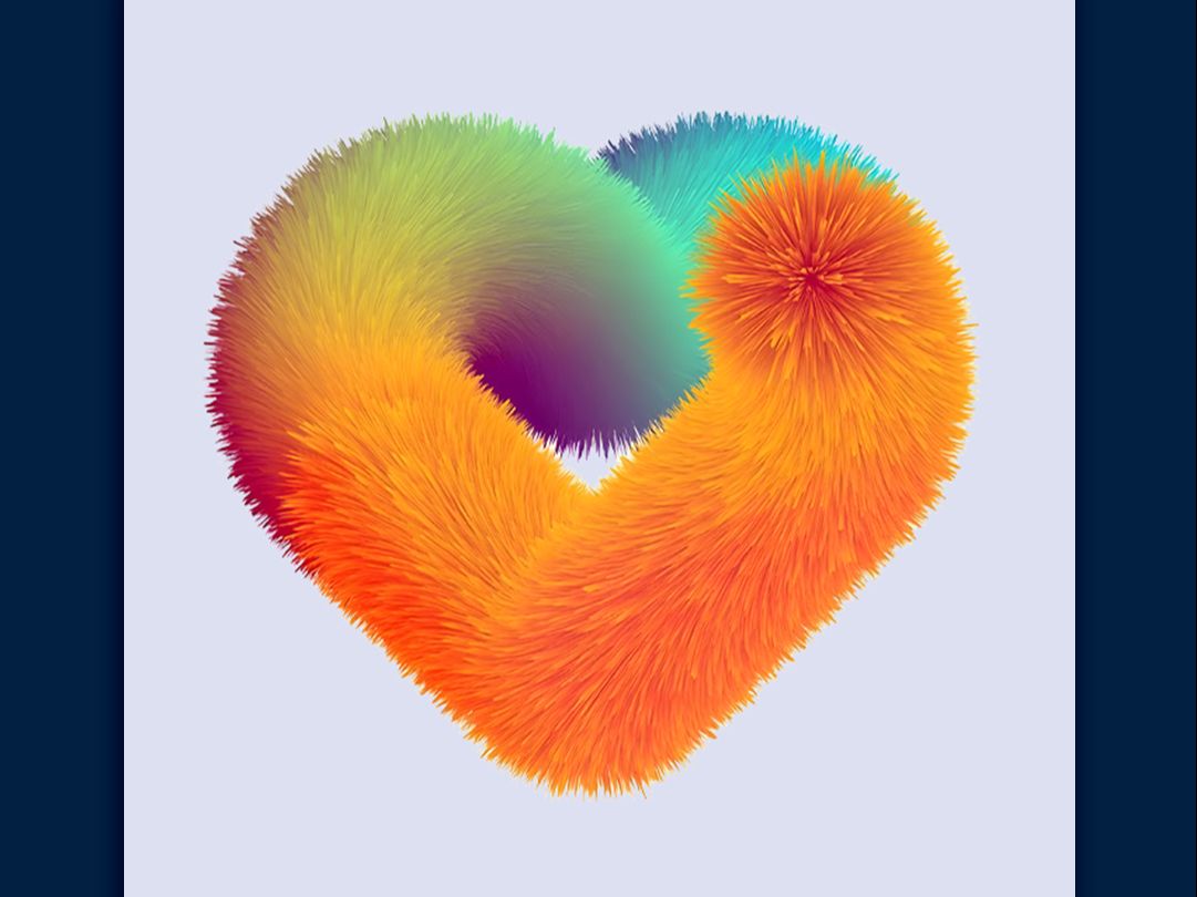ai制作毛绒效果