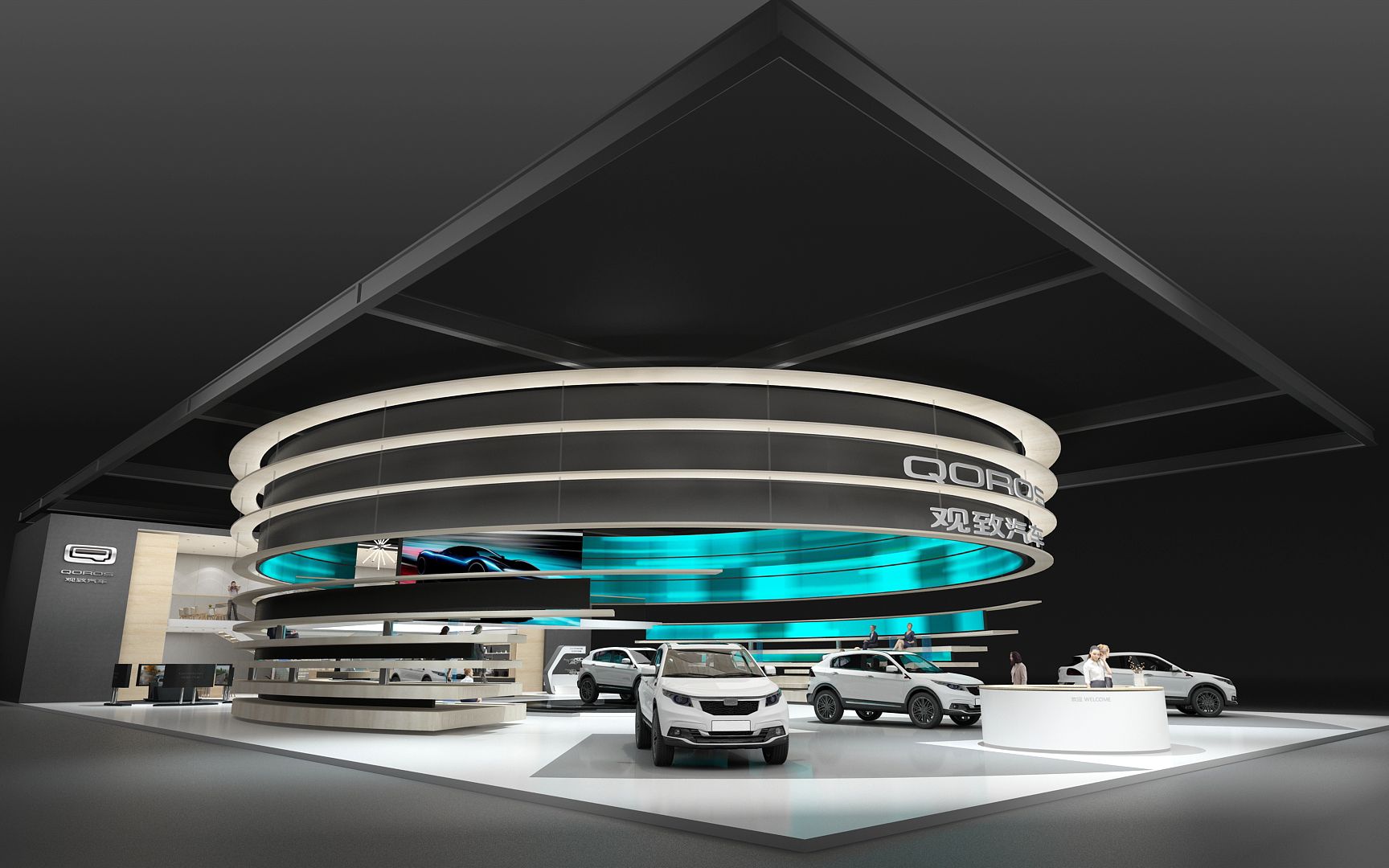 展示空间漫游动画-2019观致汽车
