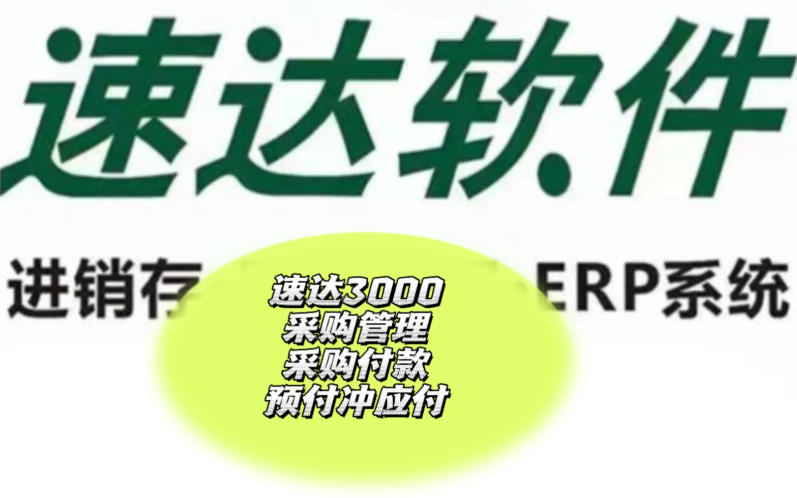 哈尔滨速达软件采购管理采购付款预付冲应付操作步骤。