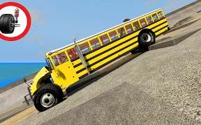 【4K 60FPS】各种汽车行驶在10000个减速带组成的路面上,测试悬挂...