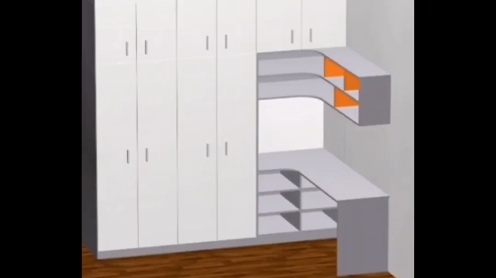 圆弧转角柜这样设计才好看,年轻人都喜欢#全屋定制工厂 #板式家具...