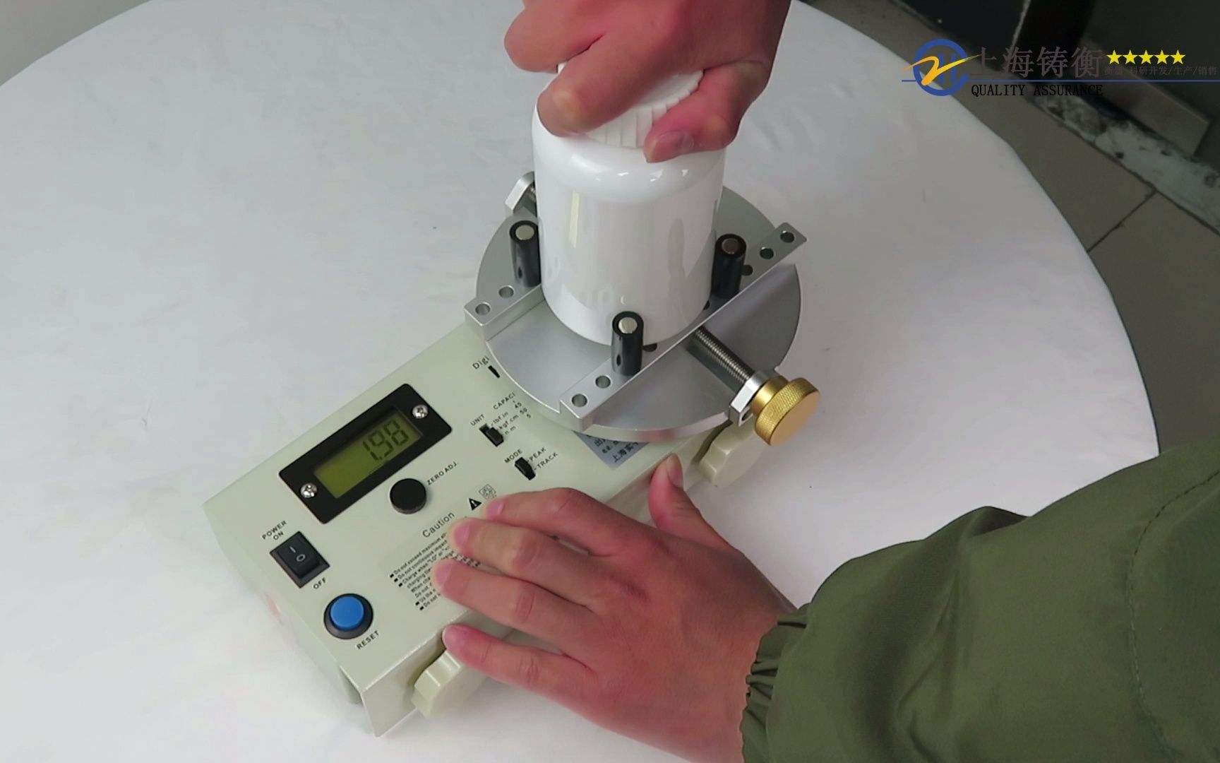 瓶盖扭力测试仪 瓶盖扭矩测试仪 塑料瓶盖扭力计 数字瓶盖扭矩检测仪 ...