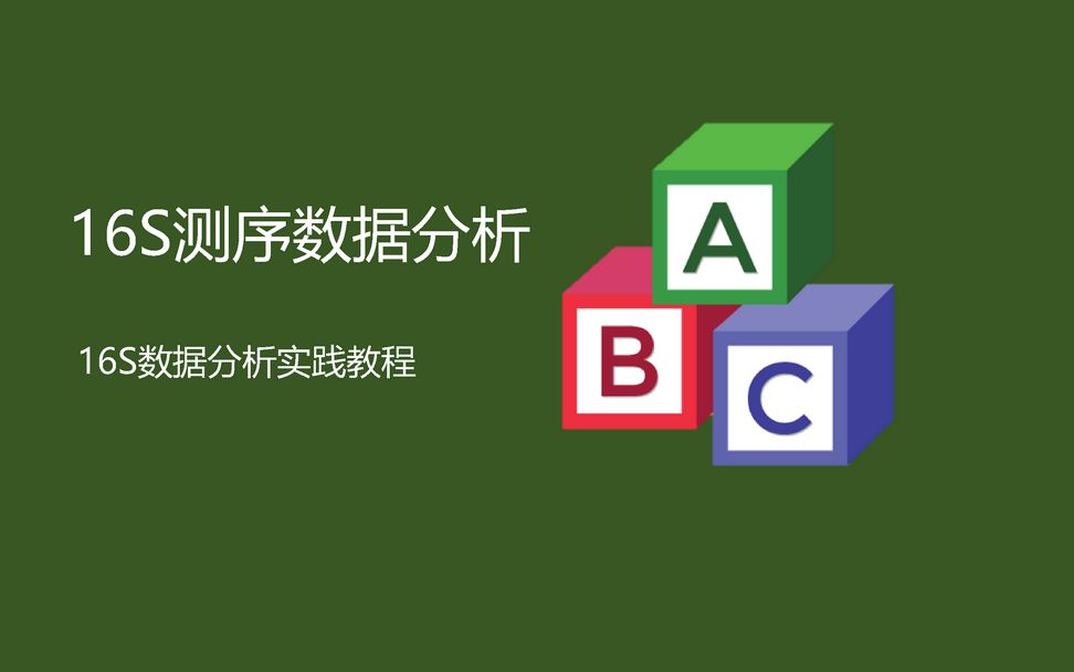 16S测序与生物信息分析
