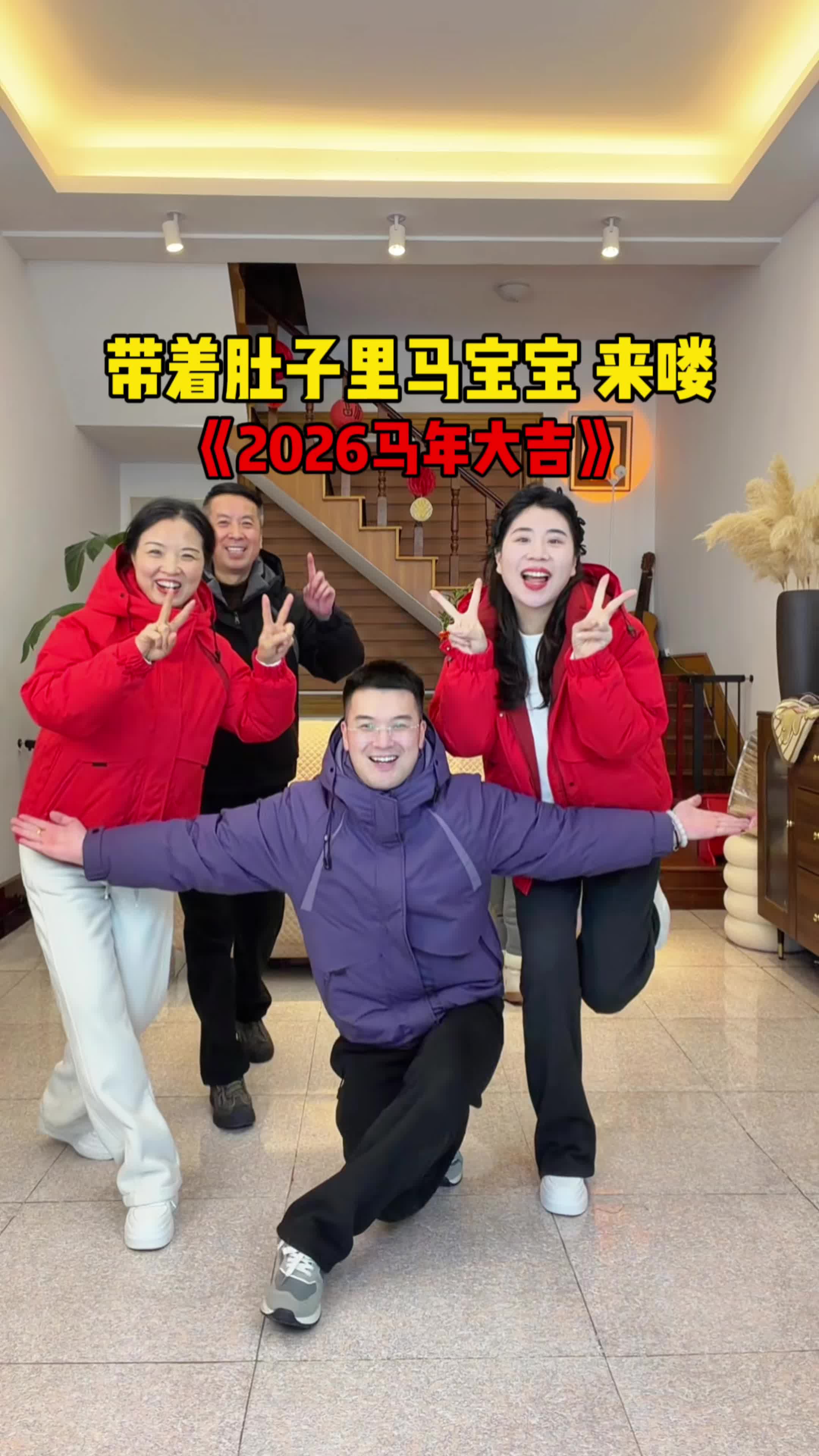 ...也愿大家岁岁安康,万事顺意!#新年舞蹈 #马宝宝 #浅跳一下 #新年...