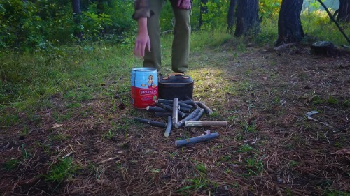 制作简易的木炭