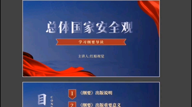2022《总体国家安全观》全文学习解读ppt分享